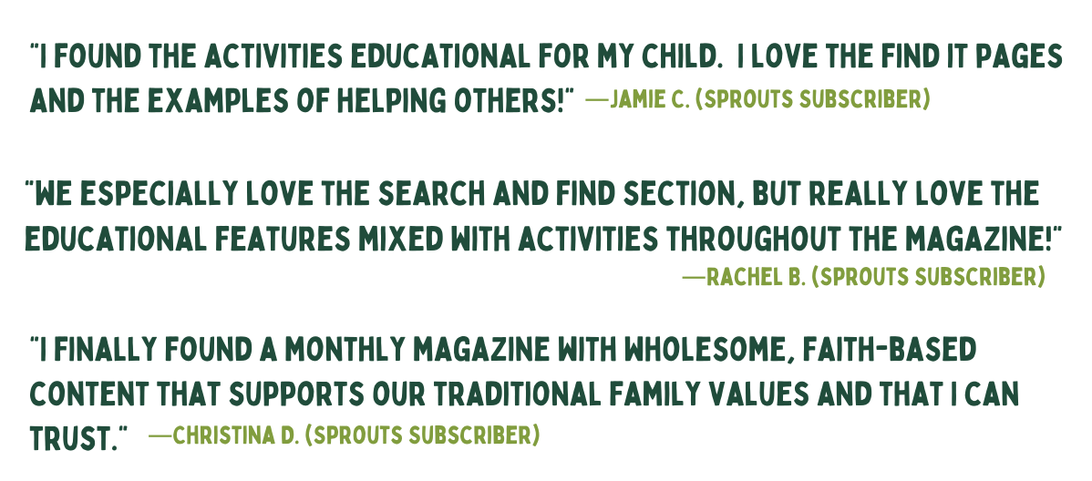 Sprouts Kids Magazine